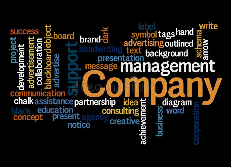 Word Cloud with COMPANY Concept Stock Illustration - Illustration of ...