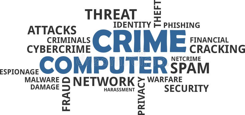 Computer crime stock illustration. Illustration of danger - 2069019