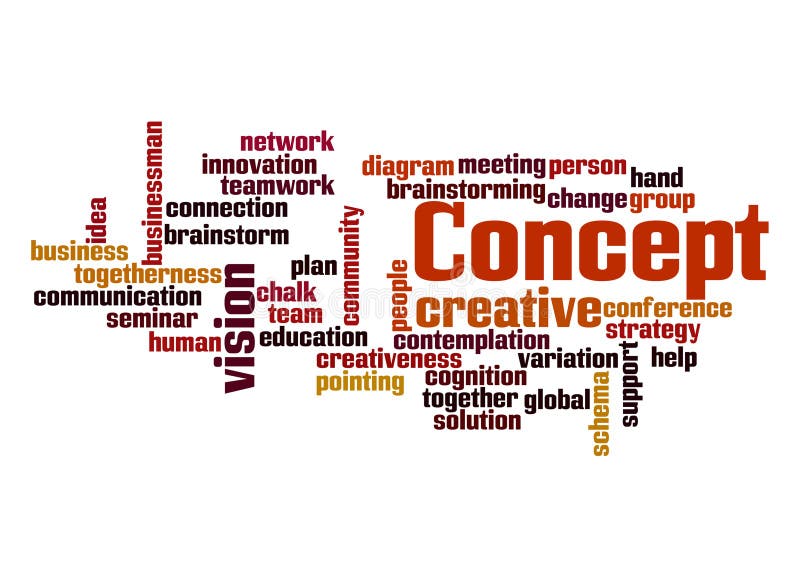 Word Cloud with CONCEPT Concept Stock Photo - Image of schema ...