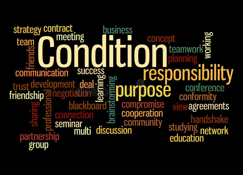 Word Cloud with CONDITION Concept Stock Photo - Image of business ...