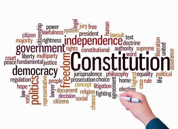 Word Cloud with CONSTITUTION Concept Create with Text only Stock Photo ...