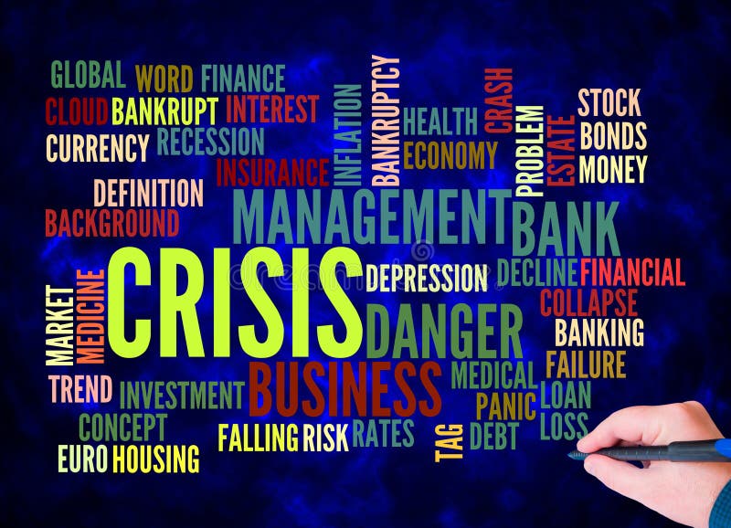 Word Cloud with CRISIS Concept Create with Text only Stock Photo ...