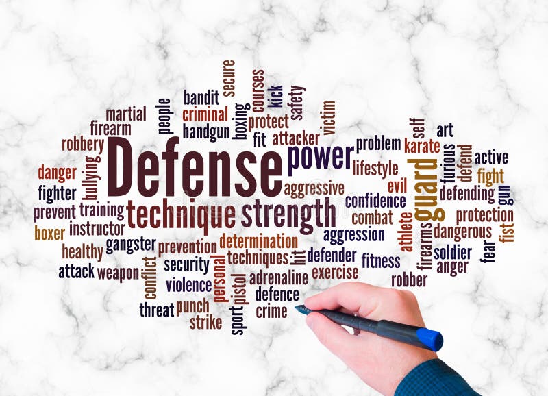 Word Cloud with DEFENSE Concept Create with Text only Stock Photo ...