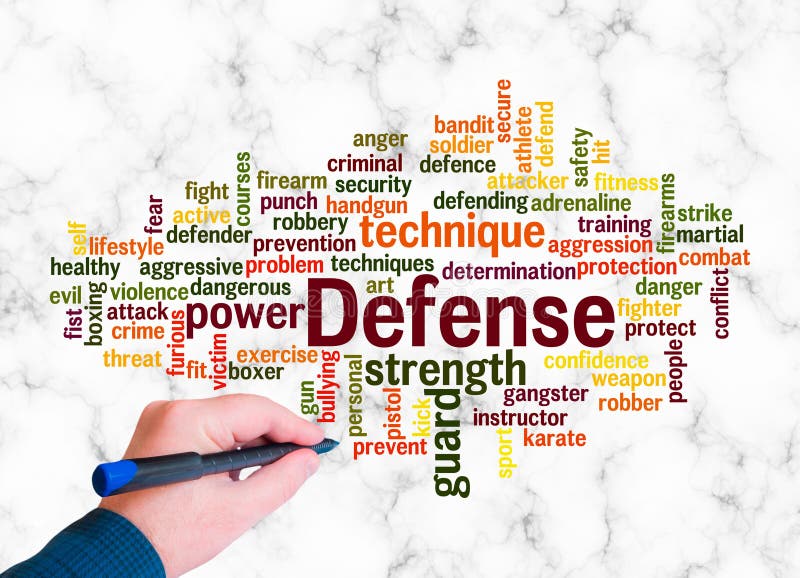 Word Cloud with DEFENSE Concept Create with Text only Stock Photo ...