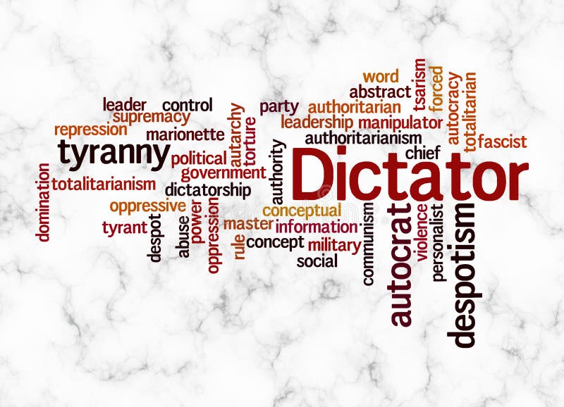 Dictator Word Stock Illustrations – 114 Dictator Word Stock ...