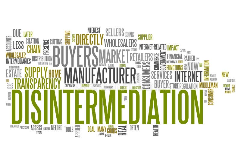 Word Cloud Disintermediation Stock Illustration - Illustration of ...