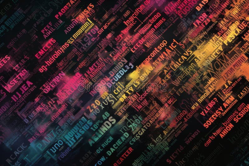 A Word Cloud Displaying Frequency of Terms in Varying Font Sizes. --ar ...