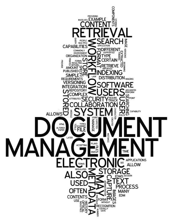 Word Cloud Document Management Stock Illustration - Illustration of ...