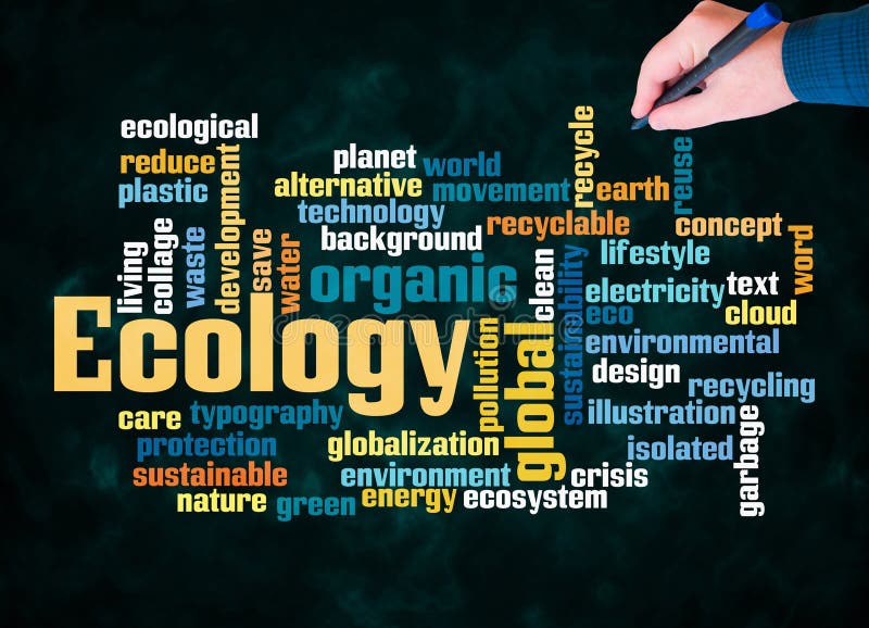 Word Cloud with ECOLOGY Concept Create with Text only Stock Photo ...