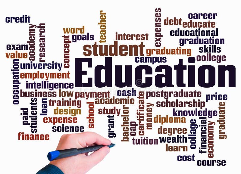 Word Cloud with EDUCATION Concept Create with Text only Stock Photo ...