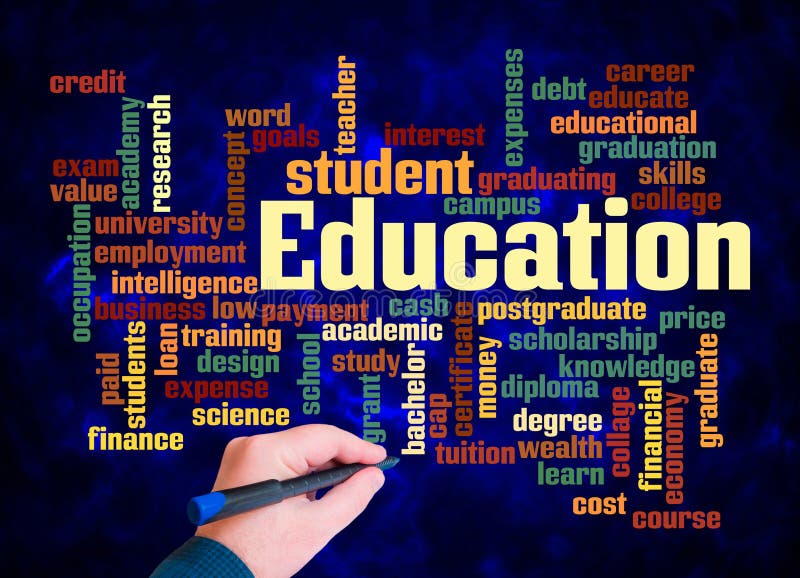 Word Cloud with EDUCATION Concept Create with Text only Stock Image ...
