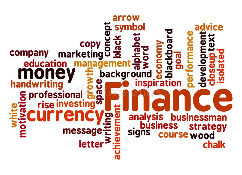 Word Cloud with FINANCE Concept Stock Illustration - Illustration of ...