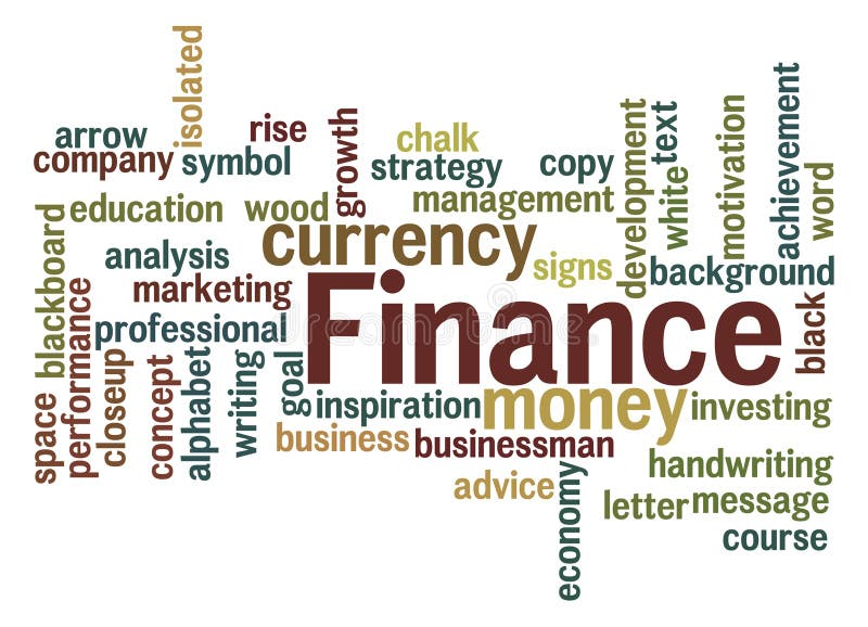 Word Cloud with FINANCE Concept Stock Illustration - Illustration of ...