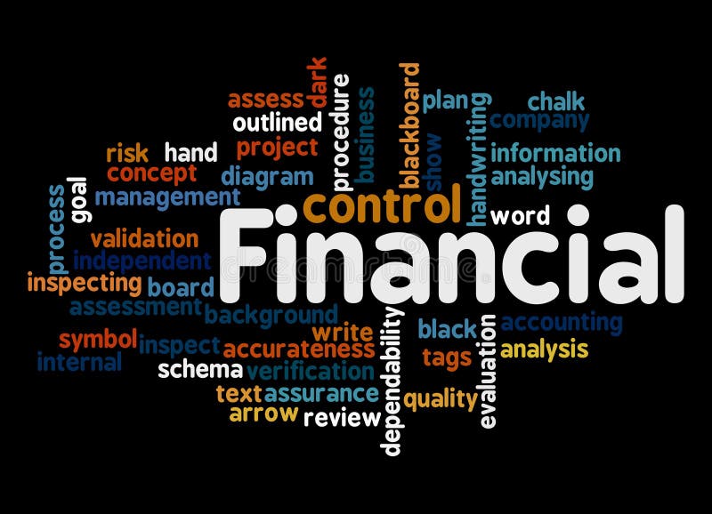 Word Cloud with FINANCIAL Concept Stock Illustration - Illustration of ...