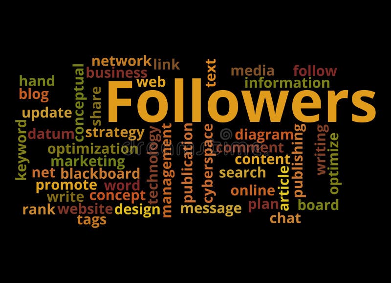 Word Followers Stock Illustrations – 1,810 Word Followers Stock ...