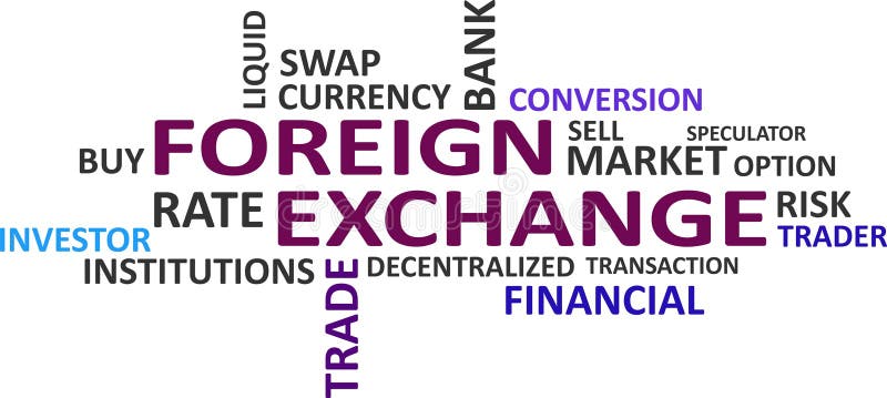 Word Cloud - Foreign Exchange Stock Illustration - Illustration of ...