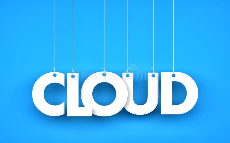 Word Cloud - Hanging on Rope Stock Illustration - Illustration of ...