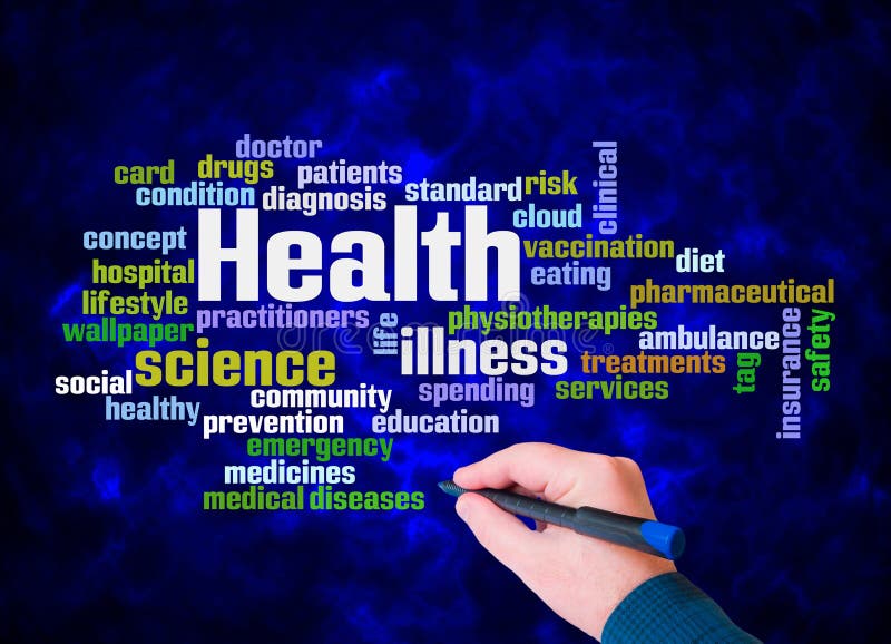 Word Cloud with HEALTH Concept Create with Text only Stock Photo ...