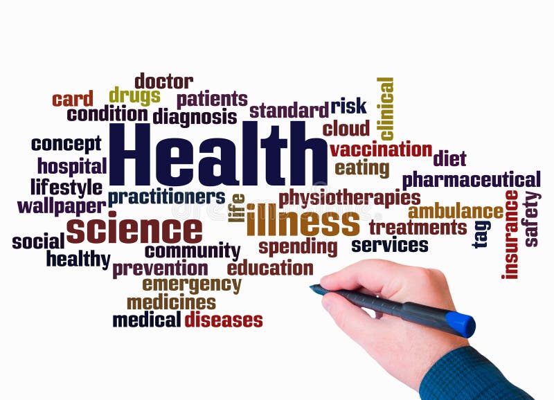 Word Cloud with HEALTH Concept Create with Text only Stock Photo ...