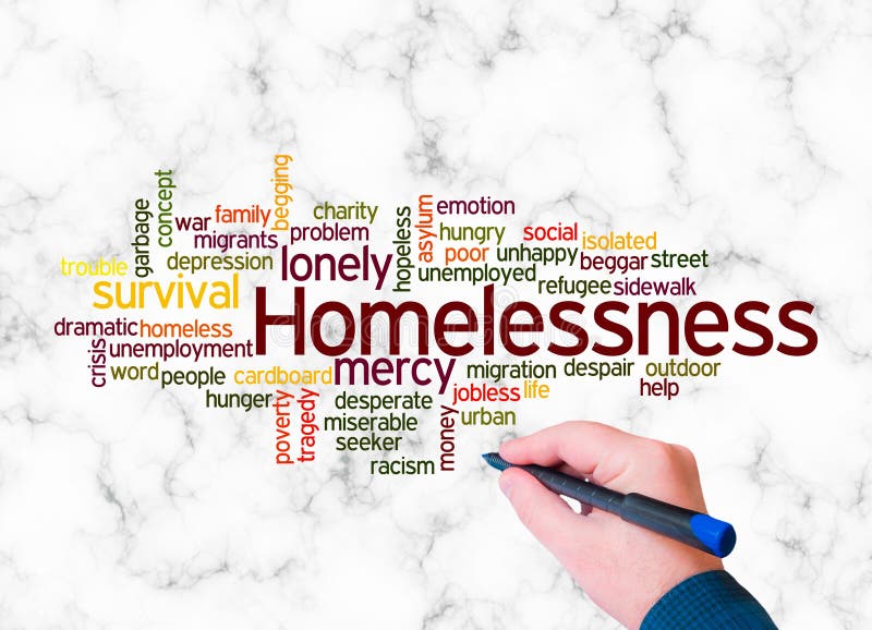 Word Cloud with HOMELESSNESS Concept Create with Text only Stock Photo ...
