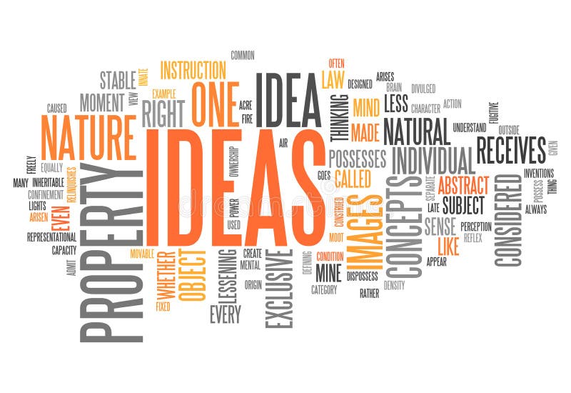 Cloud Ideas Concept. 3d Rendering Stock Illustration - Illustration of ...