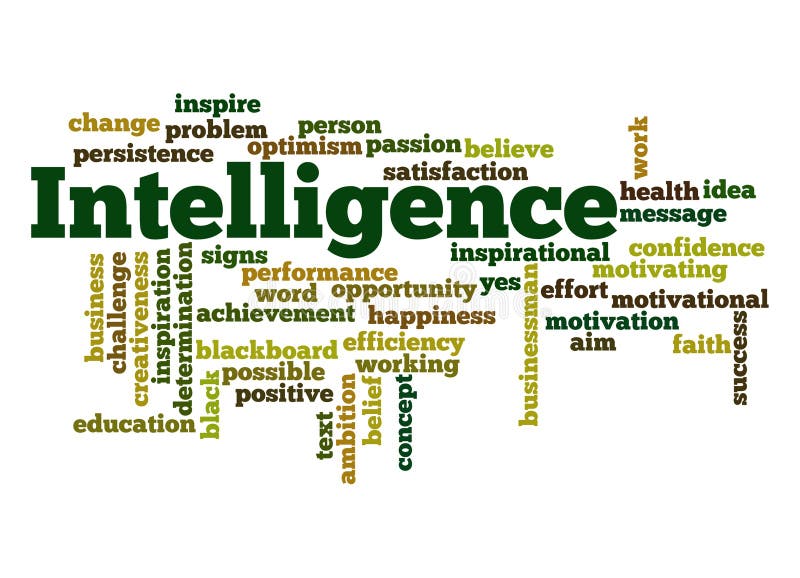 Word Cloud with INTELLIGENCE Concept Stock Photo - Image of effort ...