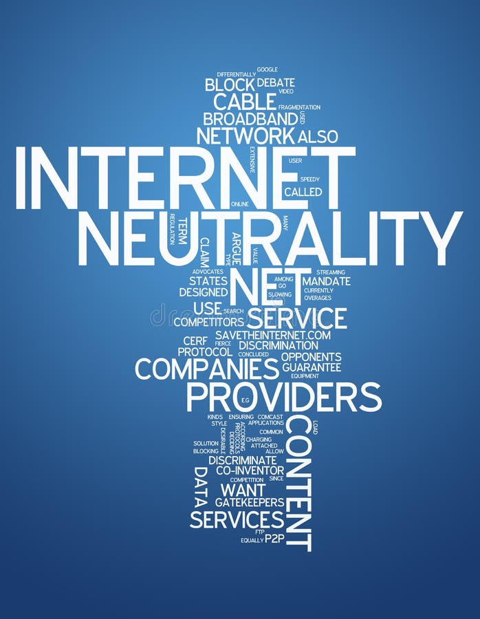 Word Cloud Internet Neutrality Stock Illustration - Illustration of ...