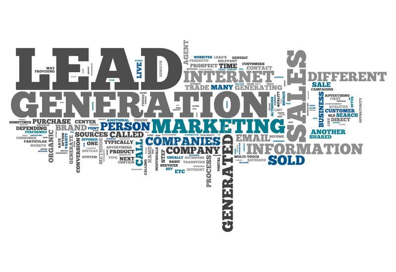 Lead Generation Word Cloud Stock Illustrations – 33 Lead Generation ...