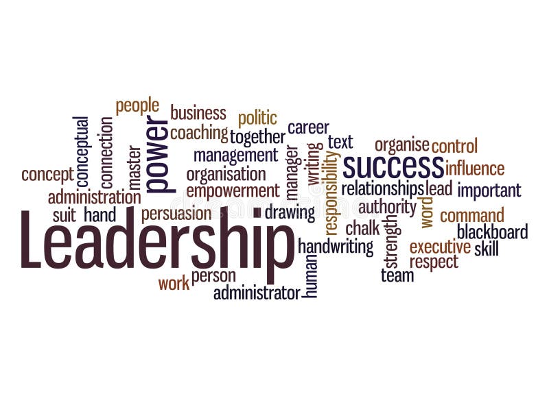 Word Cloud with LEADERSHIP Concept Stock Illustration - Illustration of ...