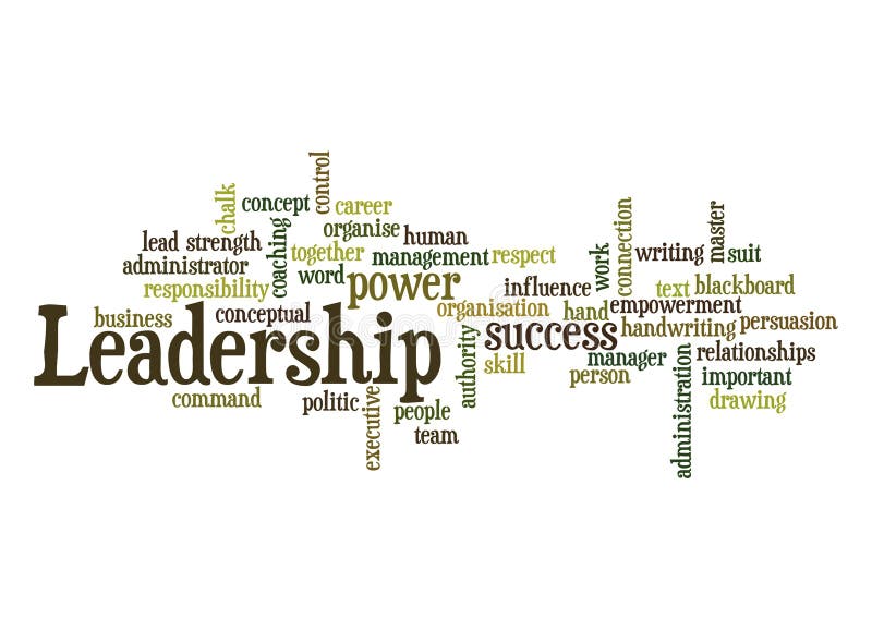 Word Cloud with LEADERSHIP Concept Stock Illustration - Illustration of ...