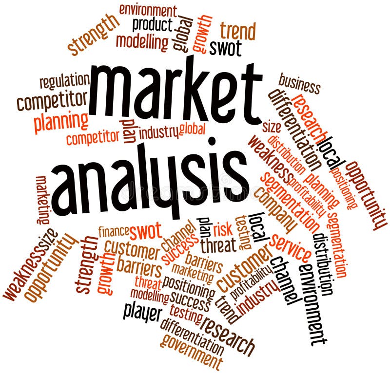 Word Cloud for Market Analysis Stock Illustration - Illustration of ...