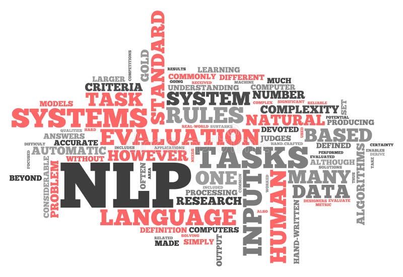 Word Cloud NLP stock illustration. Illustration of human - 115654851