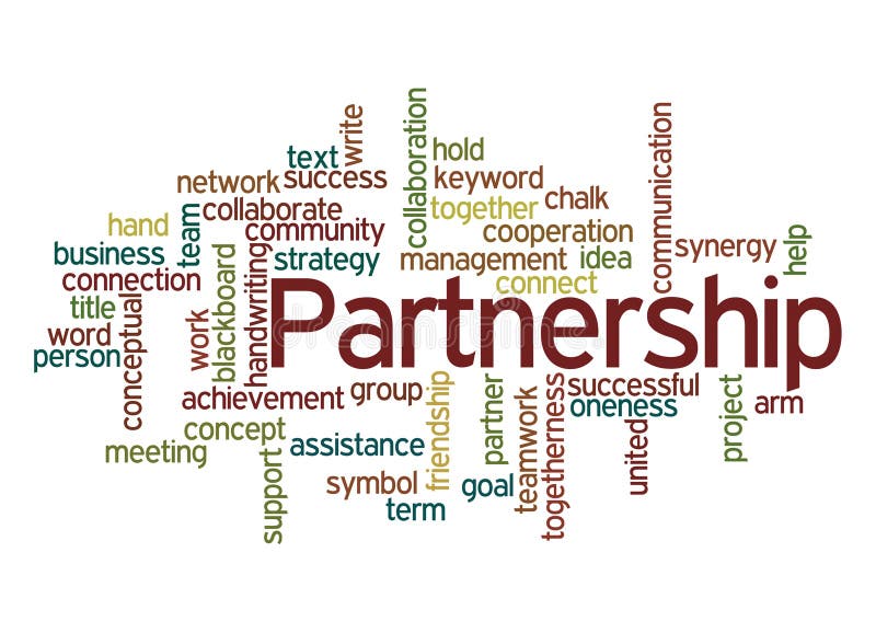 Word Cloud with PARTNERSHIP Concept Stock Illustration - Illustration ...