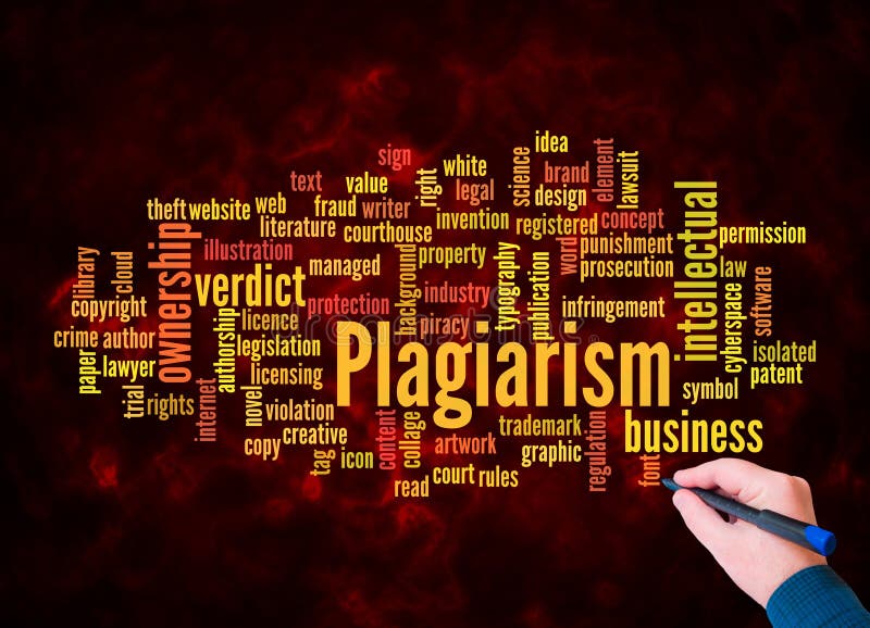 Word Cloud with PLAGIARISM Concept Create with Text only Stock Photo ...
