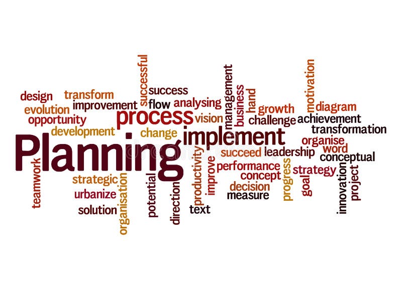 Word Cloud with PLANNING Concept Stock Image - Image of direction ...