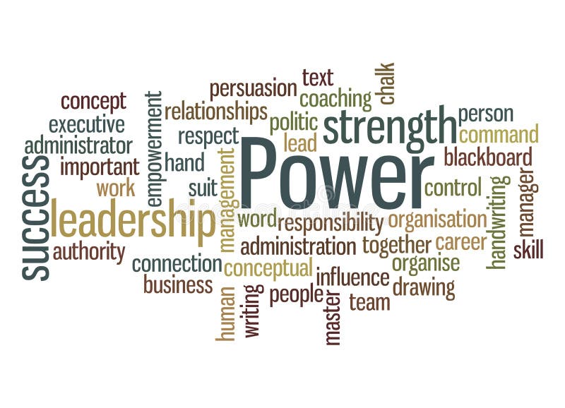 Word Cloud with POWER Concept Stock Illustration - Illustration of ...
