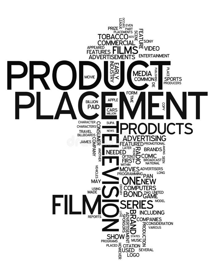 Word Cloud Product Placement Stock Illustration - Illustration of ...