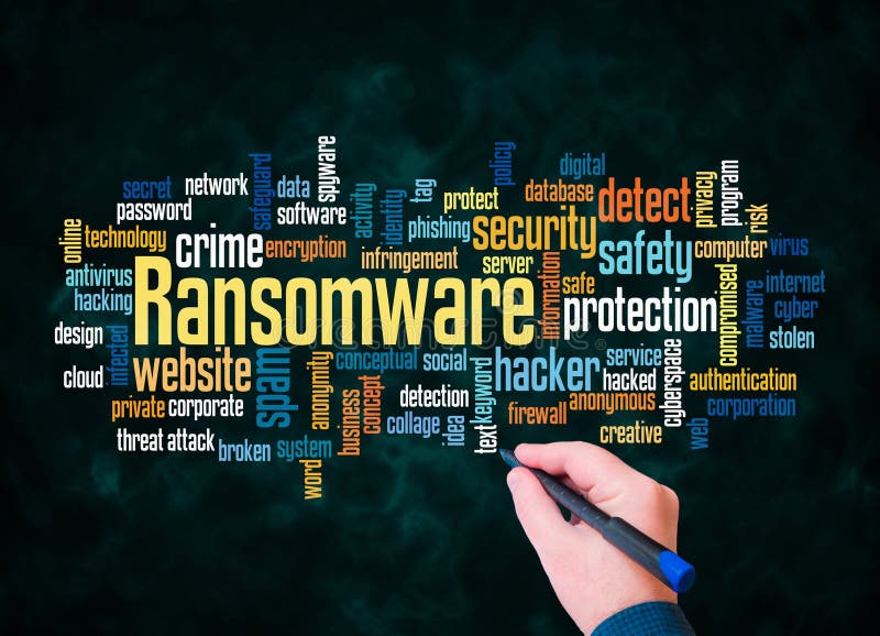 Word Cloud with RANSOMWARE Concept Create with Text only Stock Photo ...