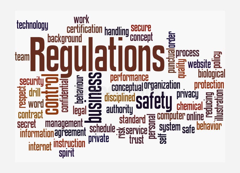 Word Cloud Regulations Stock Illustrations – 332 Word Cloud Regulations ...