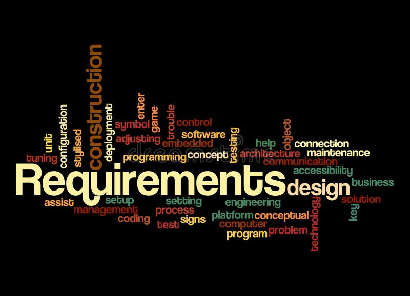 Requirements Word Stock Illustrations – 1,655 Requirements Word Stock ...