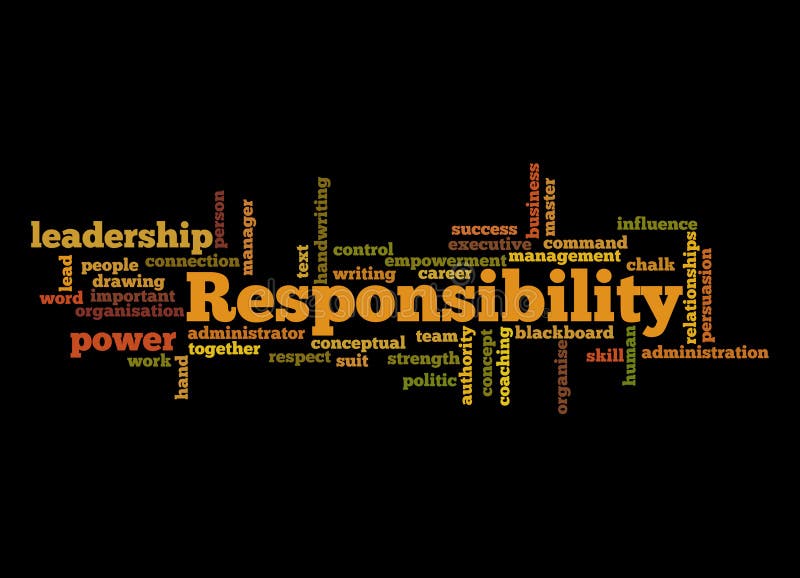 Responsibility Word Cloud Stock Illustrations – 1,542 Responsibility Word Cloud Stock ...