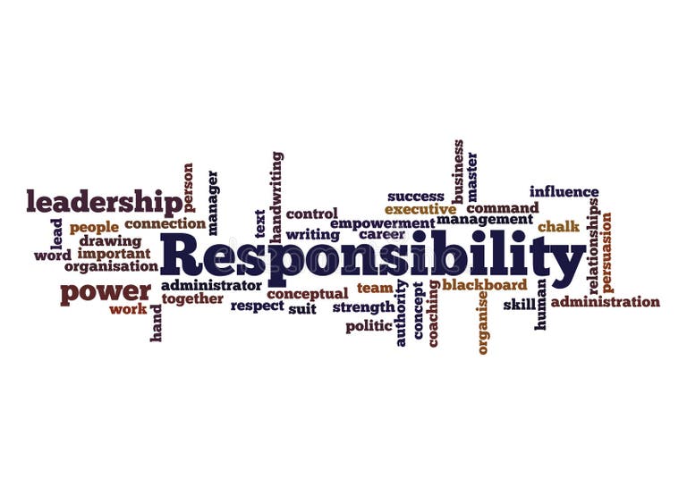 Responsibility Word Cloud Stock Illustrations – 1,542 Responsibility ...