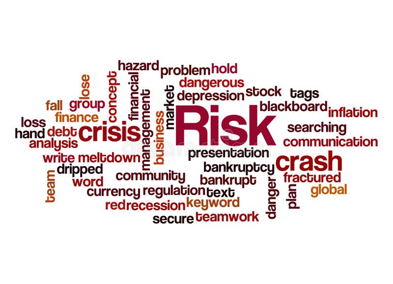 Word Cloud with RISK Concept Stock Photo - Image of loss, hand: 332679292