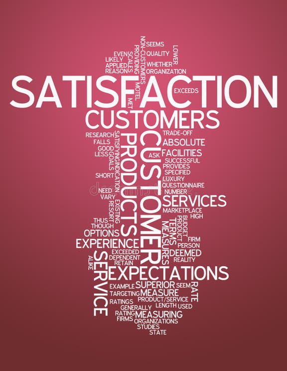 Word Cloud Satisfaction stock illustration. Illustration of poster ...