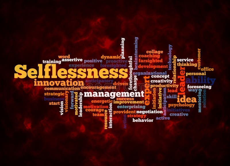 Word Selflessness Stock Illustrations – 109 Word Selflessness Stock ...