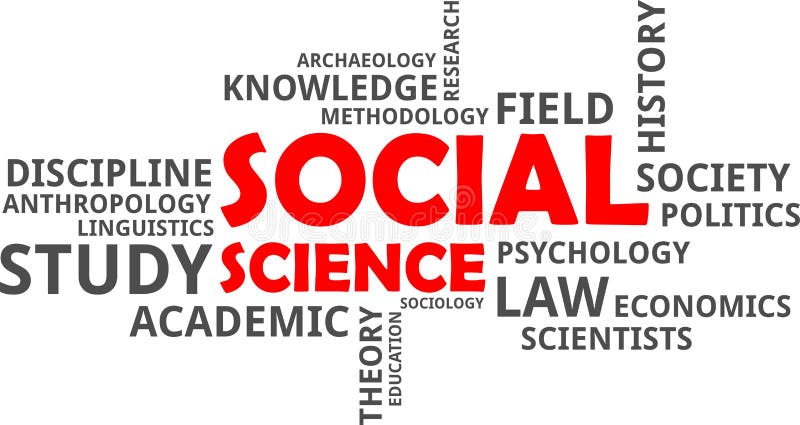 Word Cloud - Social Science Stock Vector - Illustration of sociology ...