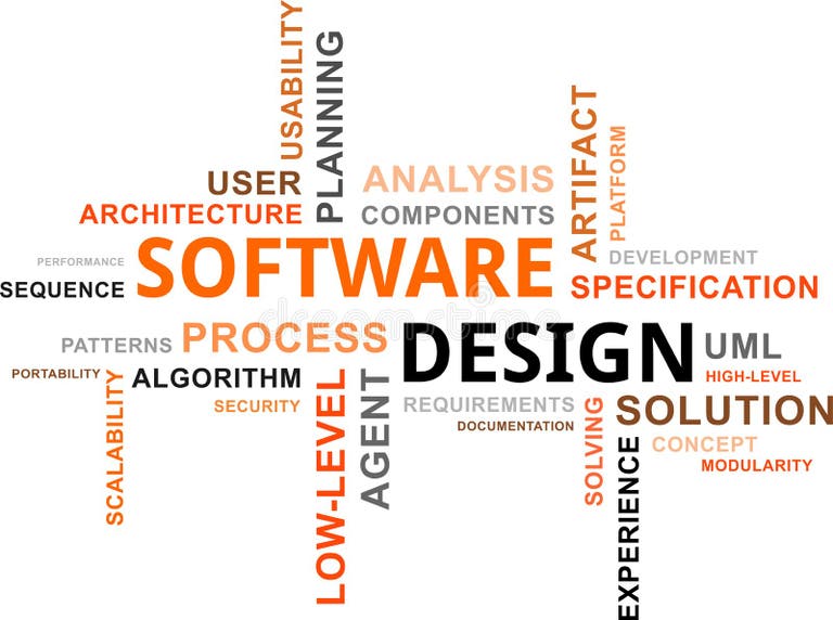 Word Cloud - Software Design Stock Vector - Illustration of experience ...