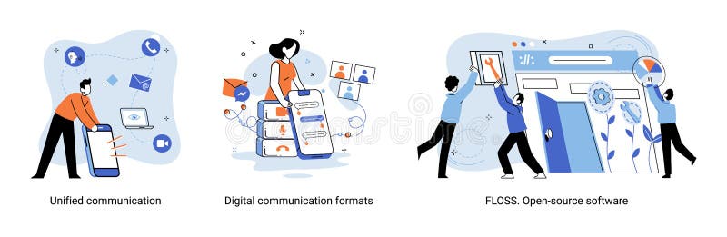 Word Cloud of Software Related Items. Digital Communication Formats ...