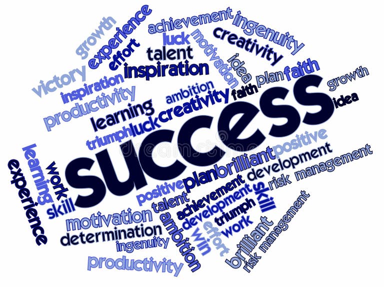 Word cloud for Success stock illustration. Illustration of experience ...