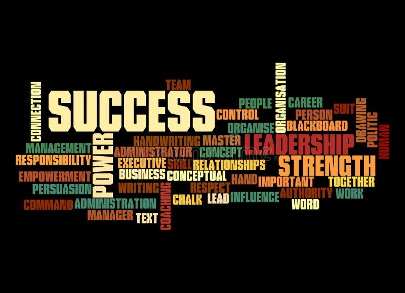 Word Cloud with SUCCESS Concept Stock Photo - Image of executive ...